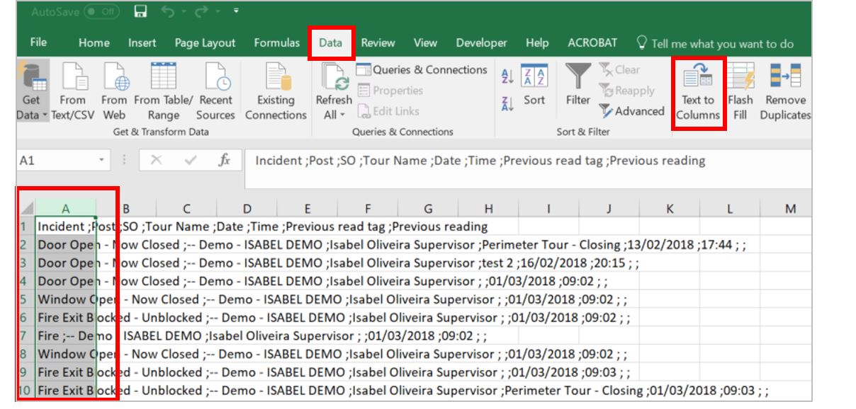 Converting CSV Excel Files (.csv) to Excel Workbook Format (.xlsm) – GuardTek Help Center