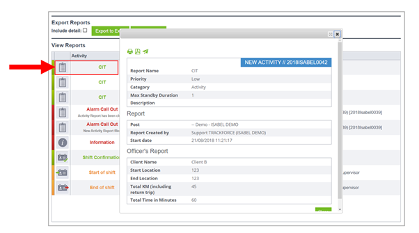 How to Check Activities Log in Guardtek - Logbook – GuardTek Help Center
