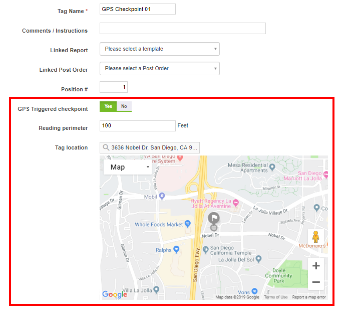 Adding a GPS Checkpoint to a Tour – GuardTek Help Center