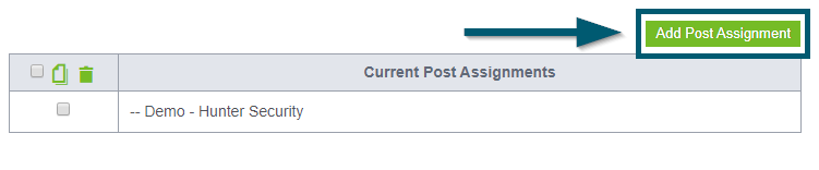 Assigning a User to a Post – GuardTek Help Center