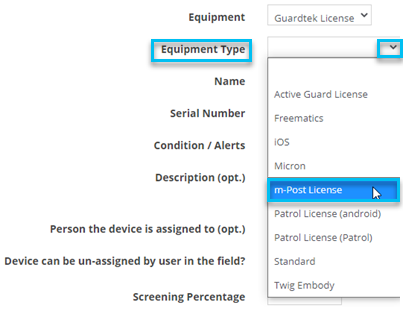 Registering a New m-Post License for an Android Device – GuardTek Help Center