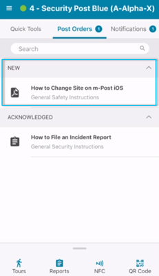 Adding a Post Order – GuardTek Help Center