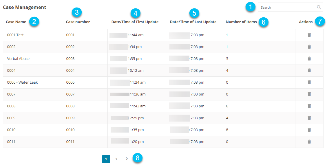 Linking Reports from the Logbook to a Case – GuardTek Help Center