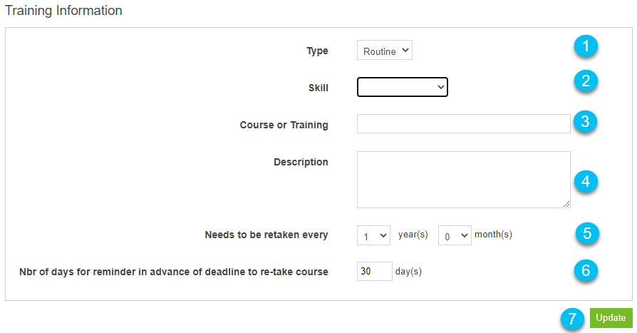 Adding a Training Course – GuardTek Help Center