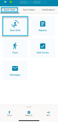 m-Post User Training - Start and End Shift (iOS) – GuardTek Help Center