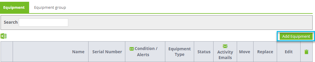 Adding Equipment - GuardTek – GuardTek Help Center