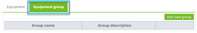 Adding an Equipment Group – GuardTek Help Center