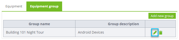 Adding an Equipment Group – GuardTek Help Center