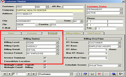 VISION: Billing - Invoice Examples – GuardTek Help Center