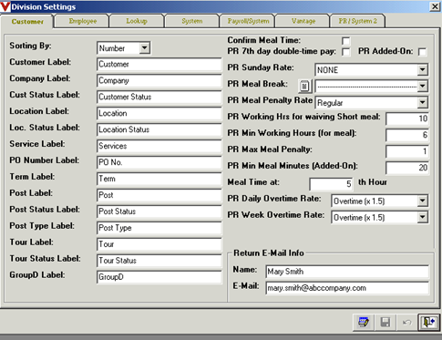 VISION: Billing - Emailing Invoices – GuardTek Help Center