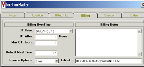 VISION: Billing - Emailing Invoices – GuardTek Help Center
