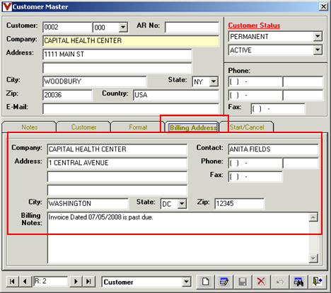 VISION: Billing - Invoice Setup – GuardTek Help Center