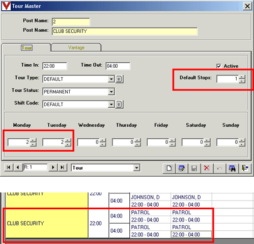 VISION: Schedules - Patrol Posts – GuardTek Help Center