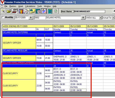 VISION: Schedules - Patrol Posts – GuardTek Help Center