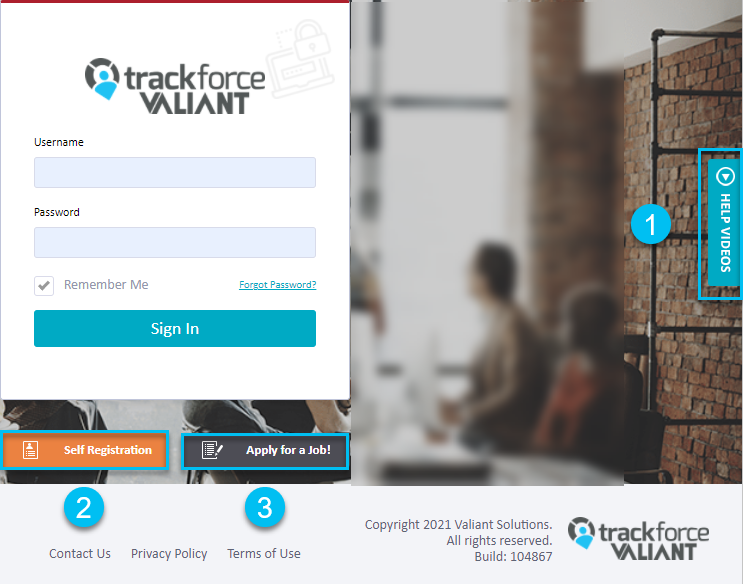 Understanding the Trackforce Valiant Webportal Login Page Options ...