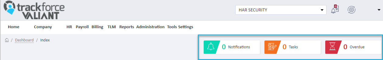 Managing the Dashboard - Notifications, Tasks and Overdue – GuardTek ...