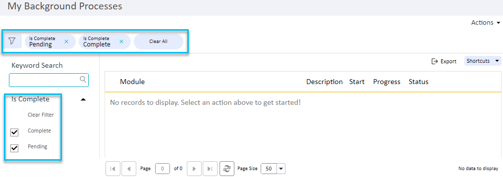 Managing the Dashboard - Background Processes – GuardTek Help Center