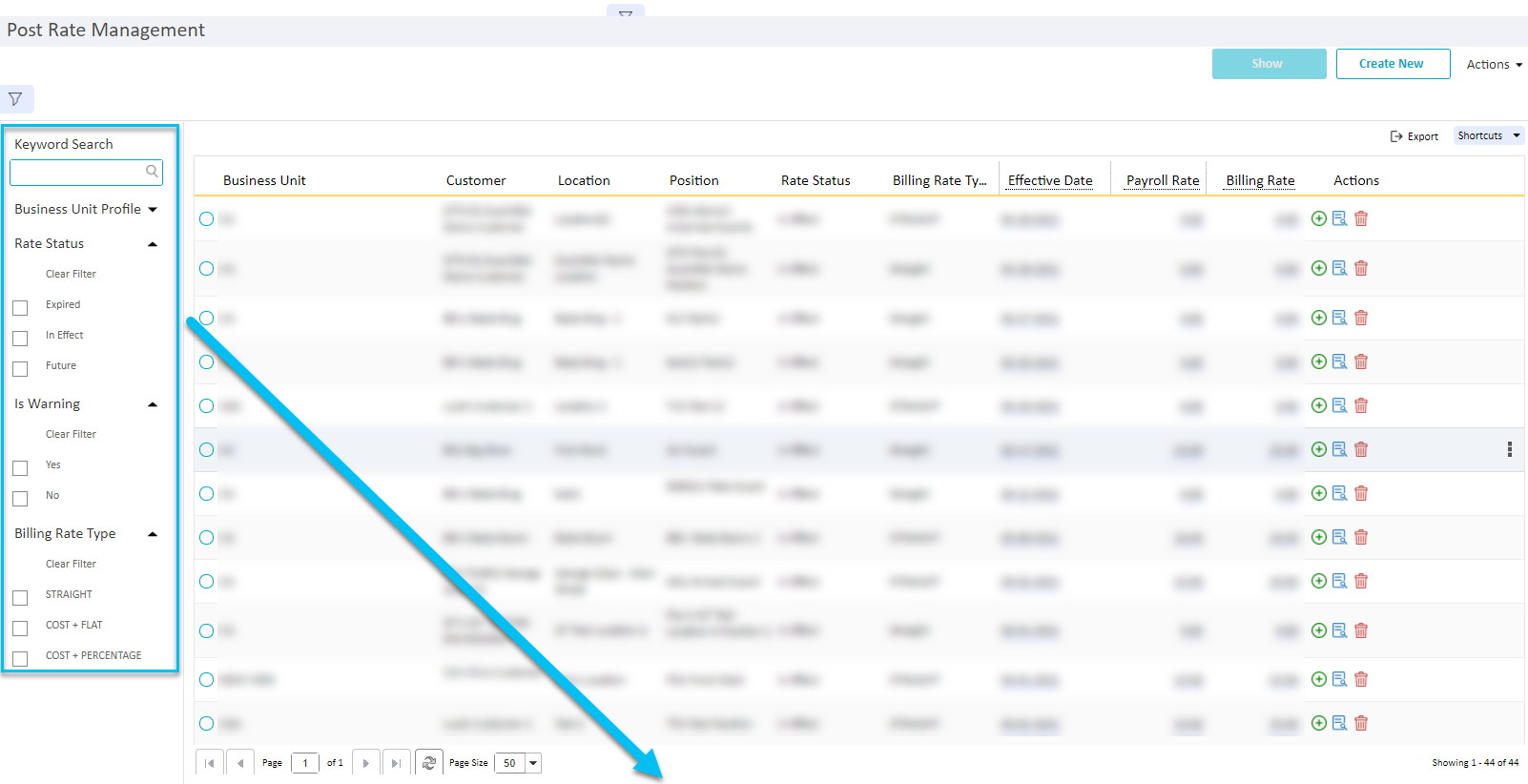 Managing the TLM Position Pay and Bill Rate – GuardTek Help Center
