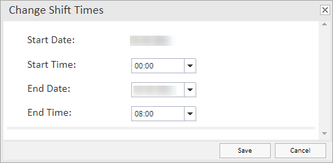 Creating a Shift Time Change – GuardTek Help Center