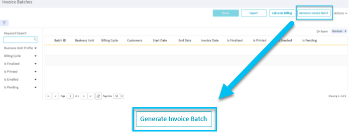 Generating Invoice Batches in Smartforce – GuardTek Help Center