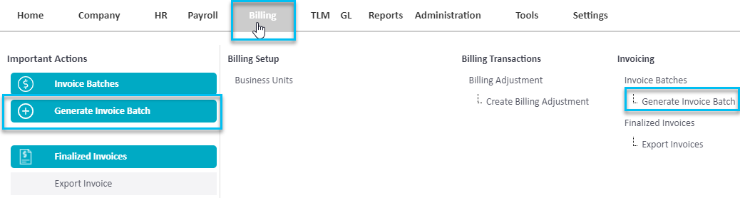 Generating Invoice Batches in Smartforce – GuardTek Help Center
