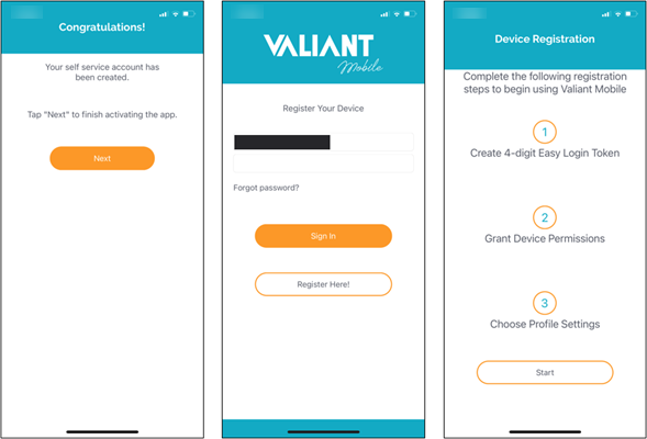Smartforce Valiant Mobile ESS Registration Process – GuardTek Help Center