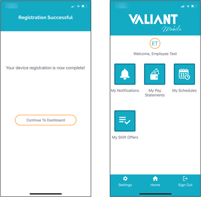 Smartforce Valiant Mobile ESS Registration Process – GuardTek Help Center